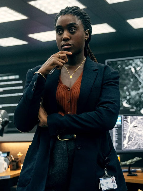 Bianca The Day Of The Jackal S01 Black Blazer – JaketMakerUSA