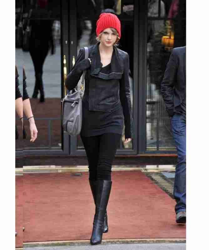 Taylor Swift Rick Owens Leather Jacket | Jacket Maker USA – JaketMakerUSA