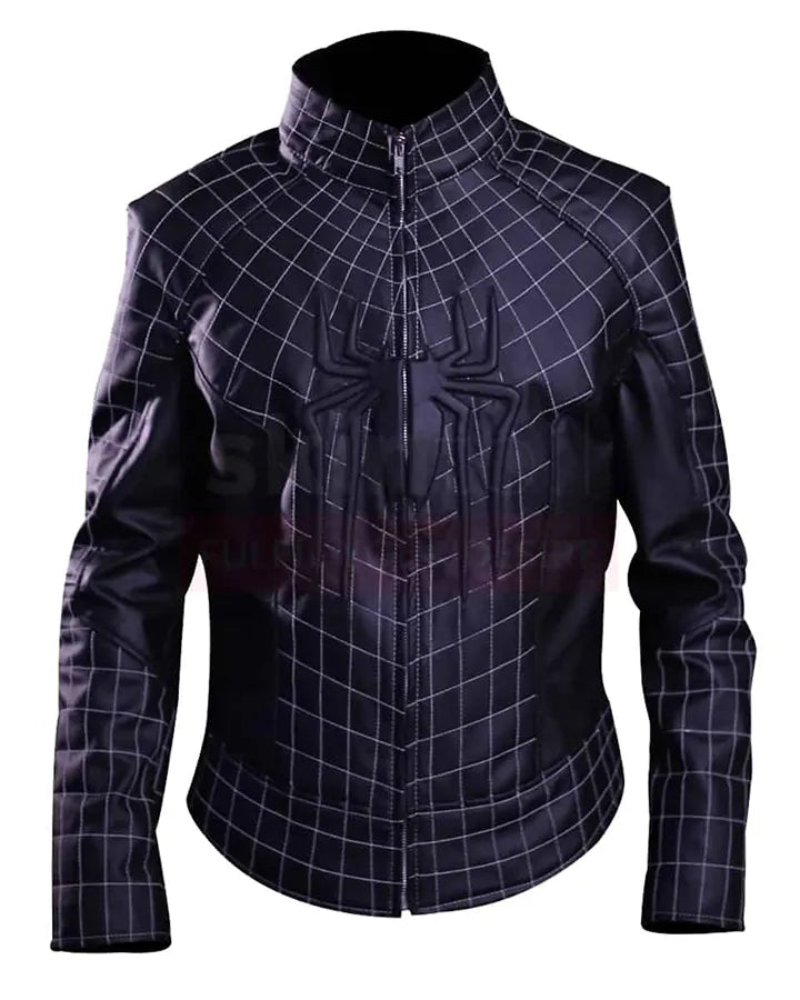 The Amazing Spider Man 2 Black Leather Jacket – JaketMakerUSA
